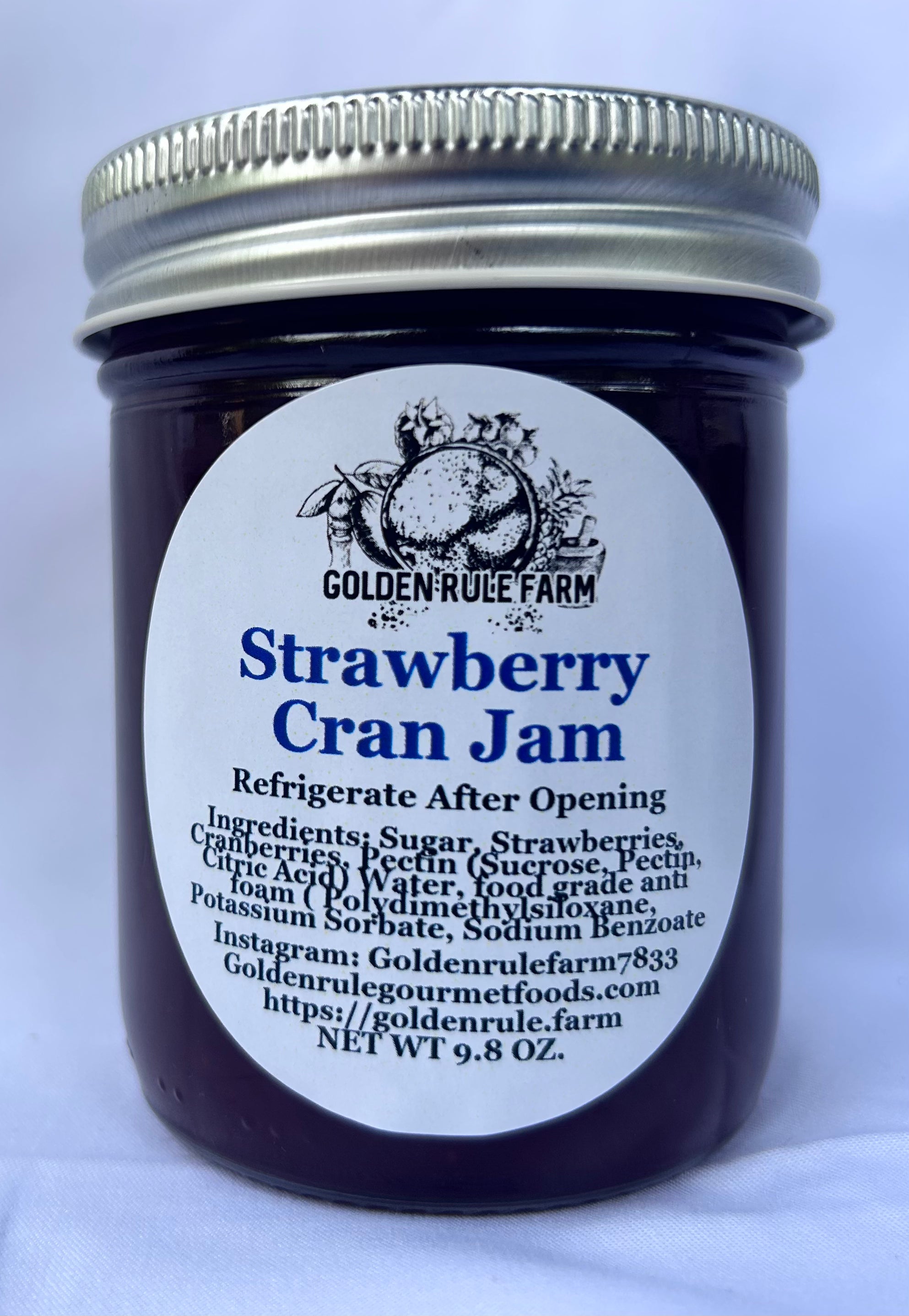 Strawberry Cran Jam – Golden Rule Gourmet Foods