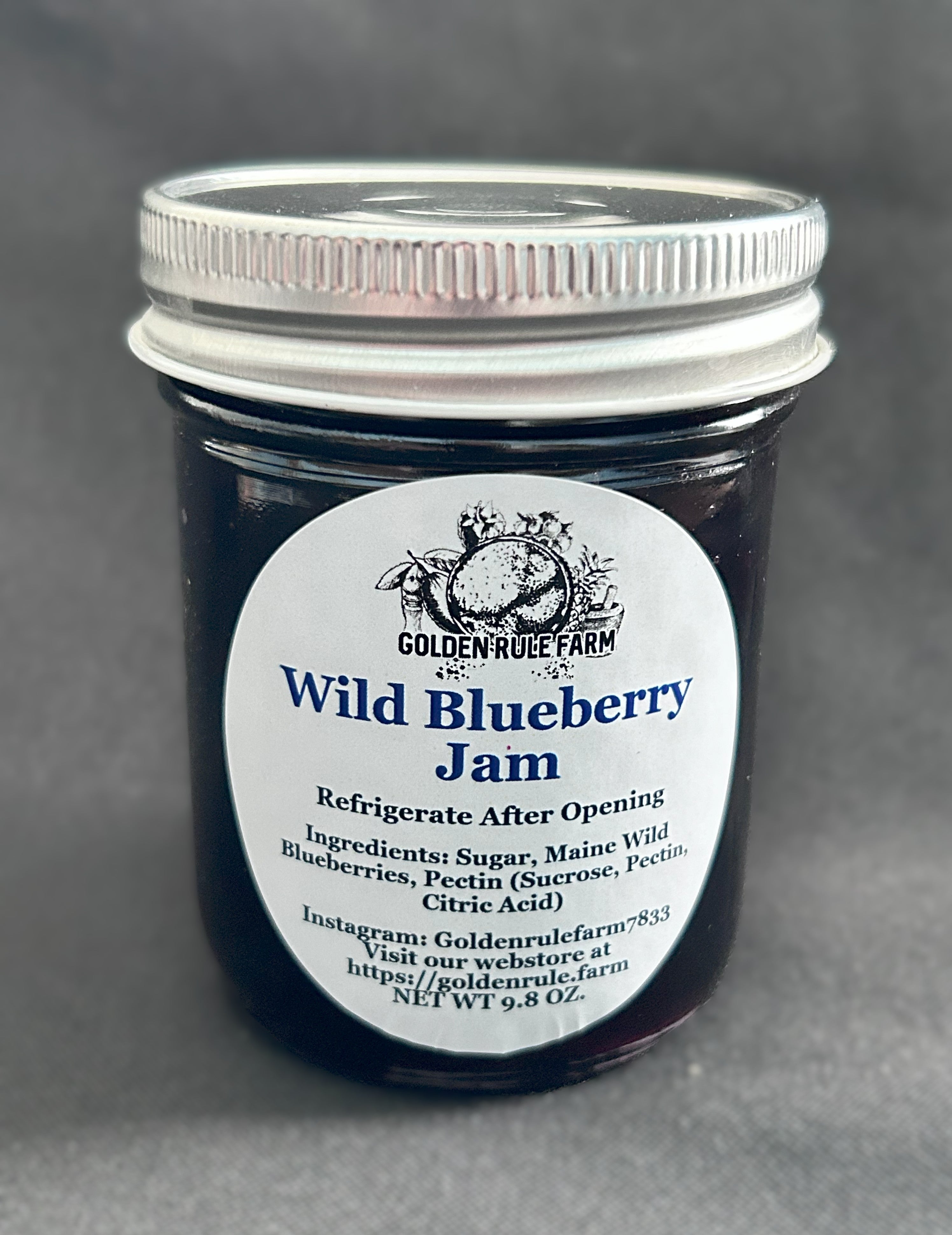 Wild Maine Blueberry Jam – Golden Rule Gourmet Foods